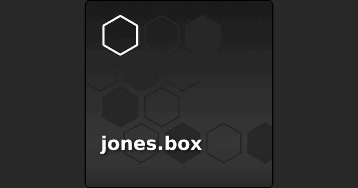 jones.box - Profile | .box
